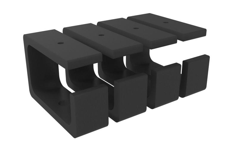 Kit 4 Ganchos Para Organizar Fios Mesa Rack Sala Escritório ...