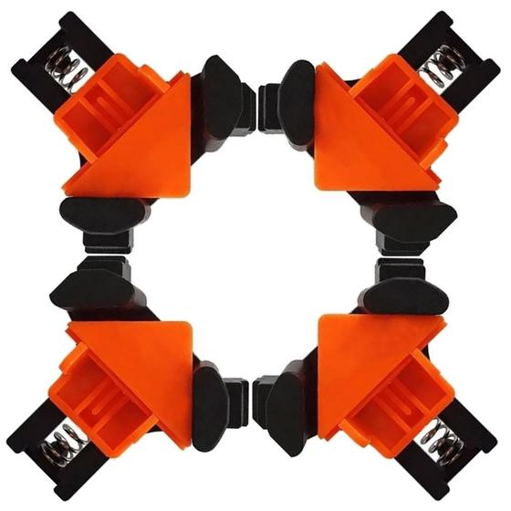 Kit 4 Grampos 90 Graus De Canto 4 Cantos Régua de Aperto de ...