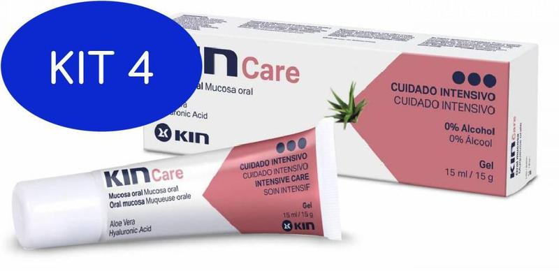 Kit 4 Kin Care Gel Bucal 15G - Pharmakin - Antisséptico / Enxaguante ...