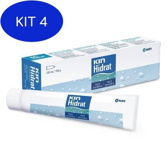 Kit 4 Kin Hidrat Pasta 155 G - Pharmakin - Creme e Gel Dental ...