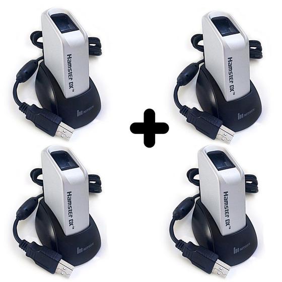 Kit 4 Leitores Biométricos Fingkey Hamster DX Nitgen - Fingertech - Leitor Biométrico - Magazine ...