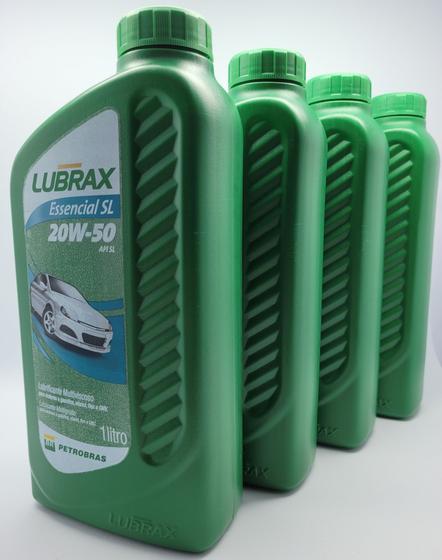KIT 4 litros Óleo Lubrax Essencial SL 20W50 Mineral - Petrobras ...
