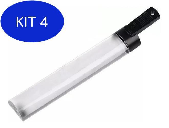 Kit 4 Lupa Régua Lente De Aumento 6X Leitura Mapa Livro - Magnifier ...