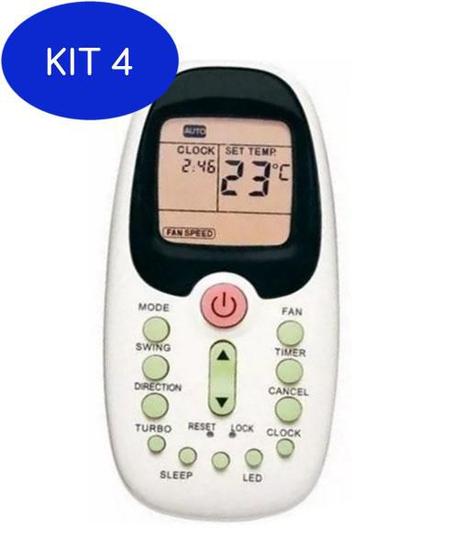 Kit 4 Midea Split ESTILO Controle Ar Condicionado - MXT - Ar ...