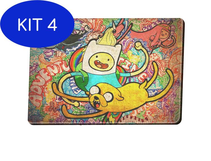 Kit 4 Mouse Pad A Hora Da Aventura - Central Personalizados - Jogos de ...