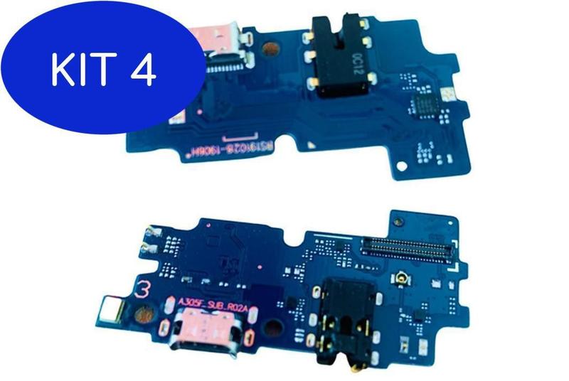 Kit 4 Placa De Carga Com Microfone E P2 Galaxy A30 Orig - Premium ...