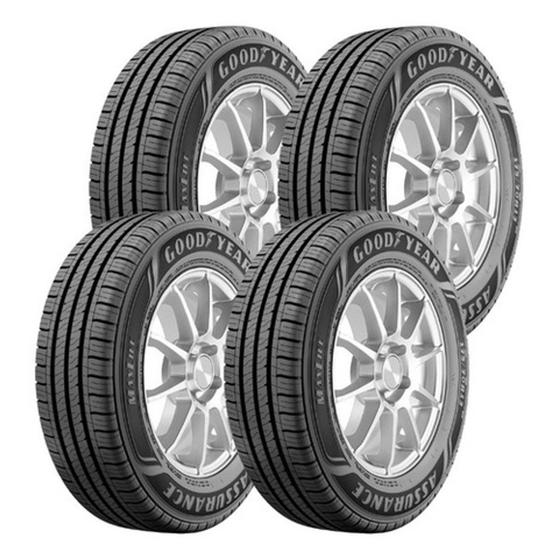 Kit 4 Pneus Aro 14” 175/65R14 Goodyear 86H Maxlife - Assurance - Pneu para Carro - Magazine Luiza