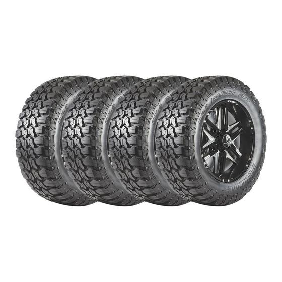 Kit 4 Pneus Delinte Aro 20 35x12.5R20 DX-9 Bandit M/T 121Q - Pneus ...