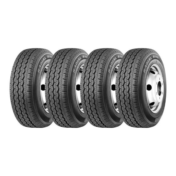 Kit 4 Pneus Goodride Aro 15C 205/70R15C H188 8 Lonas 106/104R - Pneu ...