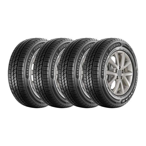 Kit 4 Pneus Goodyear Aro 14 185/65R14 Assurance Touring 86T - Pneus - Magazine Luiza