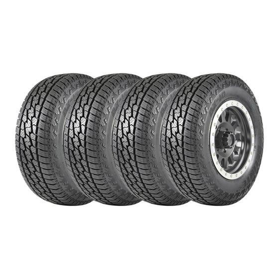 Kit 4 Pneus Para Toyota Hilux Delinte Aro 17 265/65R17 DX10 Bandit A/T 112T - Pneus - Magazine Luiza