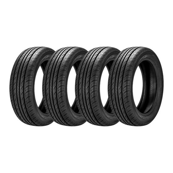 Kit 4 Pneus XBRI Aro 15 195/55R15 Fastway A3 85V - Pneu para Carro - Magazine Luiza