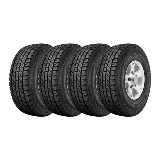 Kit 4 Pneus Yokohama Aro 16 235/60R16 Geolandar A/T G015 100H - Pneus - Magazine Luiza