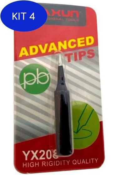 Kit 4 Ponta Ponteira Ferro De Solda Prata Yaxun Yx-208 - Fluxo de Solda - Magazine Luiza