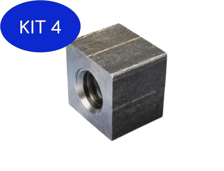 Kit 4 Porca Quadrada Rosca Trapezoidal Tr10X2,0 - Majorflex - Porca ...