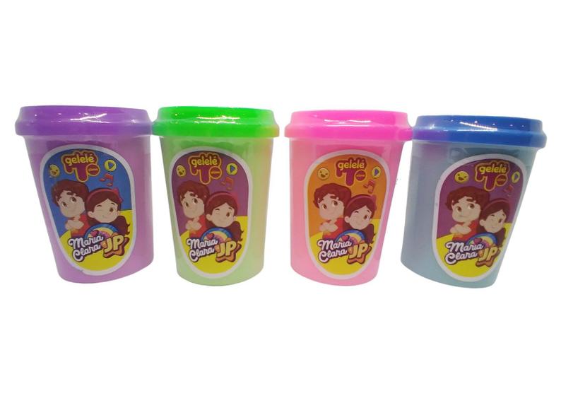 Kit 4 pote slime jp e maria clara gelelé massinha anti stres - Doce Brinquedo - Slime / Amoeba ...