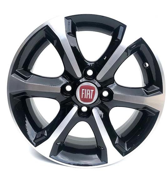Kit 4 Rodas Aro 14x6 Fiat Strada Trekking 4x98 BD Zk-745 - Zunky ...