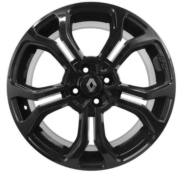 Kit 4 Rodas Aro 14x6 Renault Sandero RS 4x100 Black Krmai M7 - Rodas para Carro - Magazine Luiza