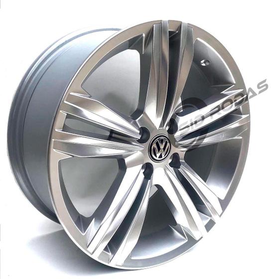 Kit 4 Rodas Aro 17x7 Vw New Tiguan 4X100 HG Krmai S18 - Rodas para Carro - Magazine Luiza
