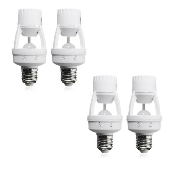 Kit 4 Sensor De Presença Movimento Infravermelho Dia e Noite Para ...
