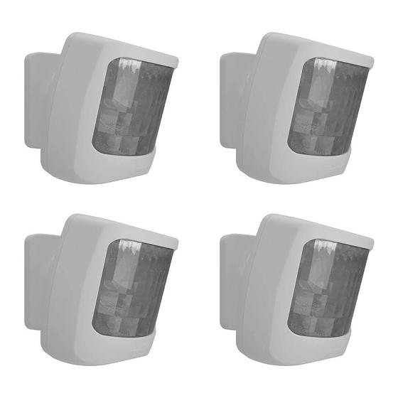 Kit 4 Sensores de Presença Movimento Frontal Smart X-Control Exatron ...