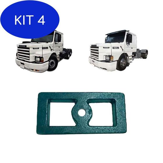 Kit 4 Separador Feixe Contra Feixe Mola Scania 110 111 112 - Brc ...