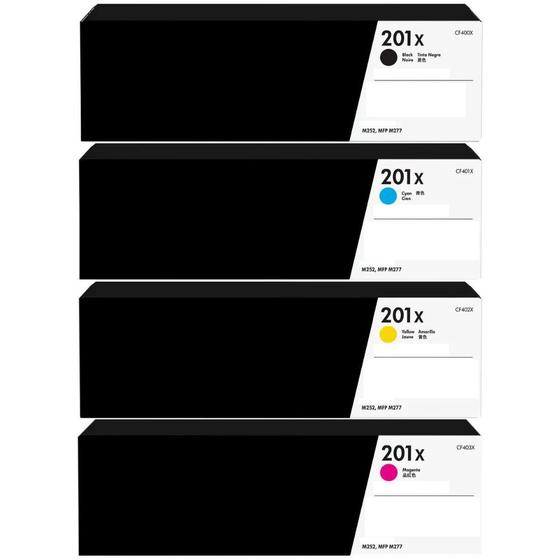 Kit 4 Toner CF400X 201X M252DW 252DW M277DW 277DW Origin - Toner ...