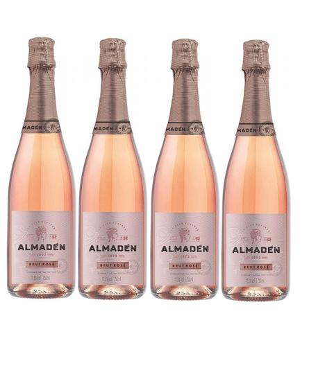 Kit 4 Un Espumante Almaden Rosé Brut 750 ml - Espumante / Champagne ...
