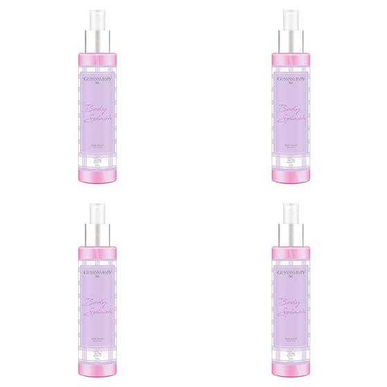 Kit 4 Und Colônia Giovanna Baby Body Splash Lilac Refrescante 260ml ...