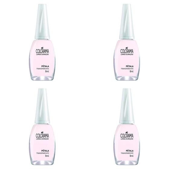 Kit 4 Und Esmalte Colorama Transparente Pétala 8ml - Esmalte - Magazine ...