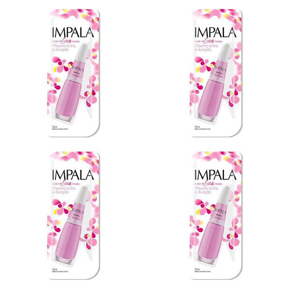 Kit 4 Und Esmalte Impala Cor Da Sua Moda Dádiva 7,5ml - Esmalte ...