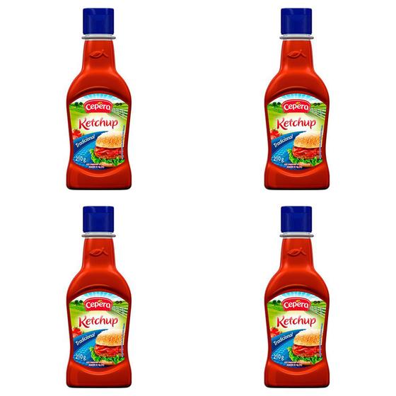 Kit 4 Und Ketchup Cepêra 210g - Cepera - Ketchup - Magazine Luiza
