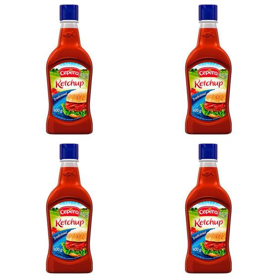 Kit 4 Und Ketchup Cepêra 400g - Cepera - Molho - Magazine Luiza