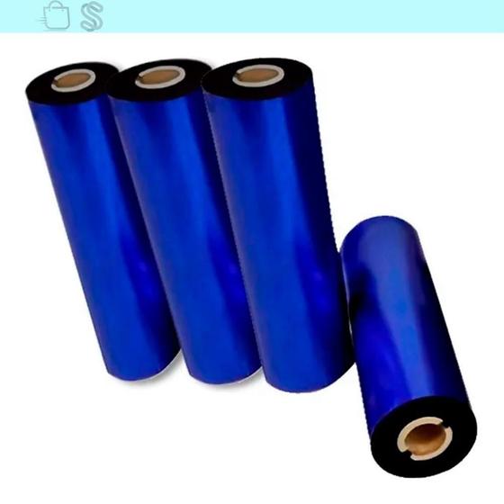 Kit 4 Unidade Do Ribbon Sbrix De Resina Z400 110x74 Datamax-oneil Argox ...