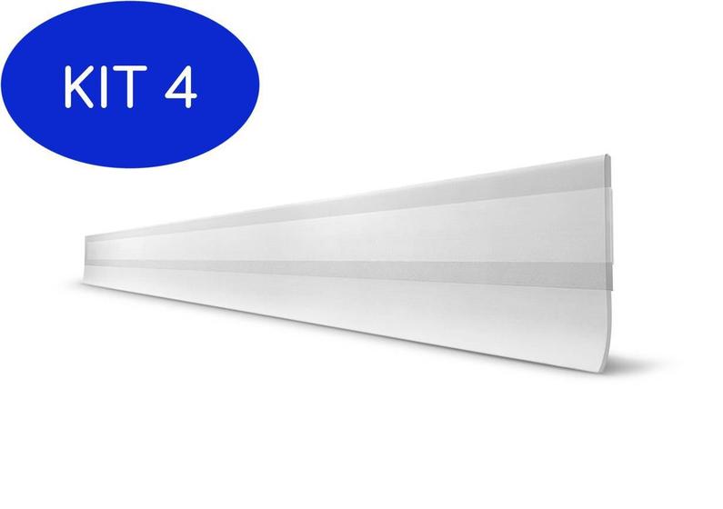Kit 4 Veda Fresta de Porta Adesivo Transparente - 1m - Comfort Door ...