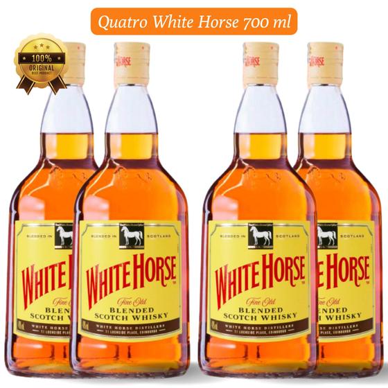 Kit 4 Whisky White Horse 700ml - Whisky - Magazine Luiza