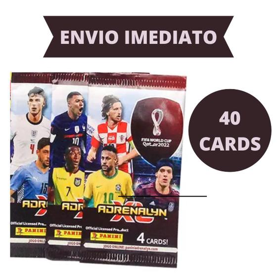 Kit 40 Cards Adrenalyn Copa Do Mundo Qatar Fifa 10 Envelopes - Panini ...