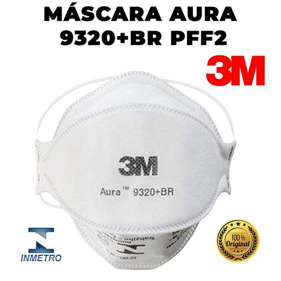 Kit 40 Máscaras 8801 PFF2 3M + 40 Máscaras Aura 9320+BR 3M - Máscara ...
