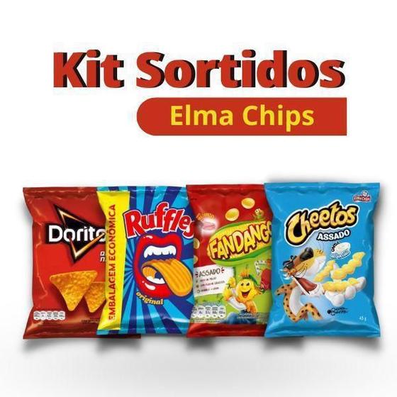 Kit 40 Salgadinhos - Doritos Fandangos Cheetos Ruffles - Elma Chips - Cheetos - Magazine Luiza