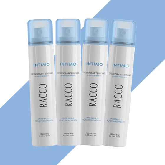Kit 4un Desodorante Íntimo Com Jato Seco Ação Prolongada Desodoriza ...