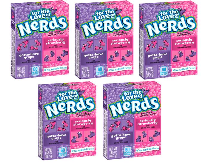 Kit 5 BALA NERDS WONKA UVA E MORANGO 46,7G - NESTLÉ - Balas - Magazine ...