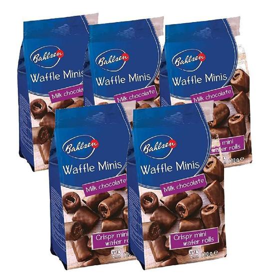 Kit 5 Biscoito Bahlsen Chocofriends Waffle Minis 100G - Biscoito ...