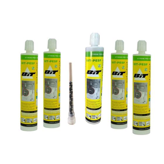 Kit 5 Bit-pesf Chumbador Químico Poliéster 300ml - Roberlo - Acessórios para Ferramenta ...