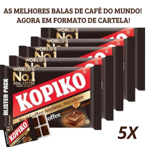 Kit 5 cartelas kopiko - café 32g - Mostarda - Magazine Luiza