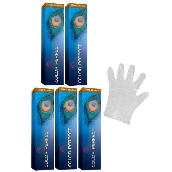 Kit 5 Coloração Wella Color Perfect 77/71 60ml - Tinta de Cabelo ...