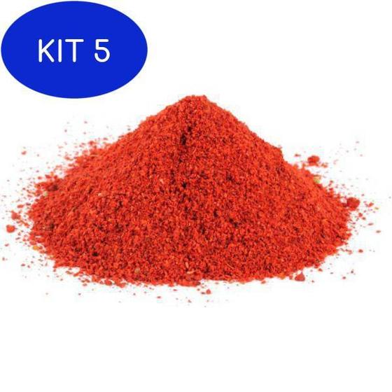 Kit 5 Colorífico (Urucum) Pó SC 500g - Clavi Temperos & Foods ...
