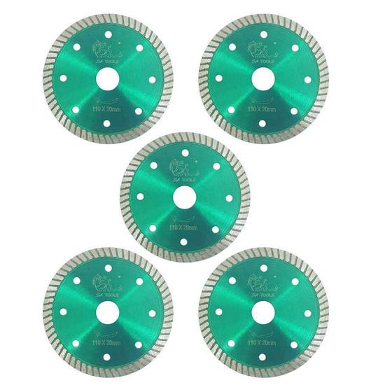 Kit 5 Discos Diamantados Turbo 110Mm Ultra Fino Porcelanato - Sa - Disco de Corte - Magazine Luiza