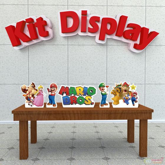 Kit 5 Displays De Mesa Super Mario Bros Filme - IMPAKTO VISUAL - Kit ...