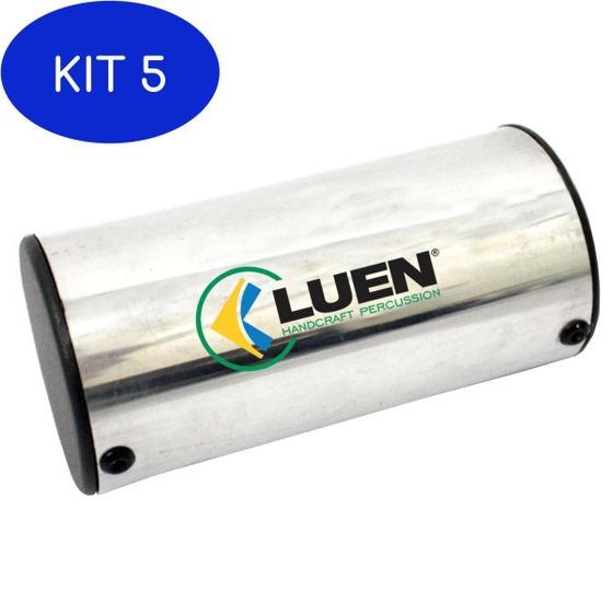 Kit 5 Ganzá Simples Luen Percussion Alumínio 10Cm - Chocalho - Magazine ...