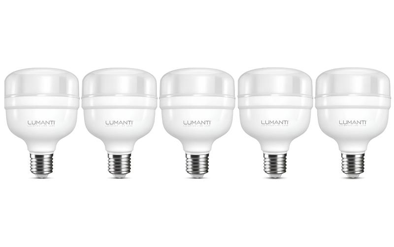 Kit 5 Lâmpadas Led Super Bulbo 20w Alta Potência Bivolt Lumanti - LUMANTI - Lâmpada de LED ...